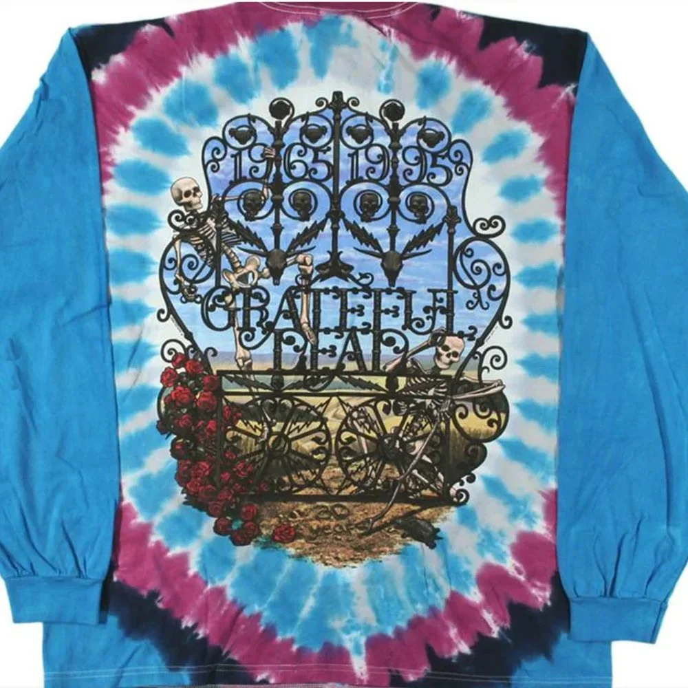 Grateful Dead | Shirts | Grateful Dead 3th Anniversary Tie Dye Long ...